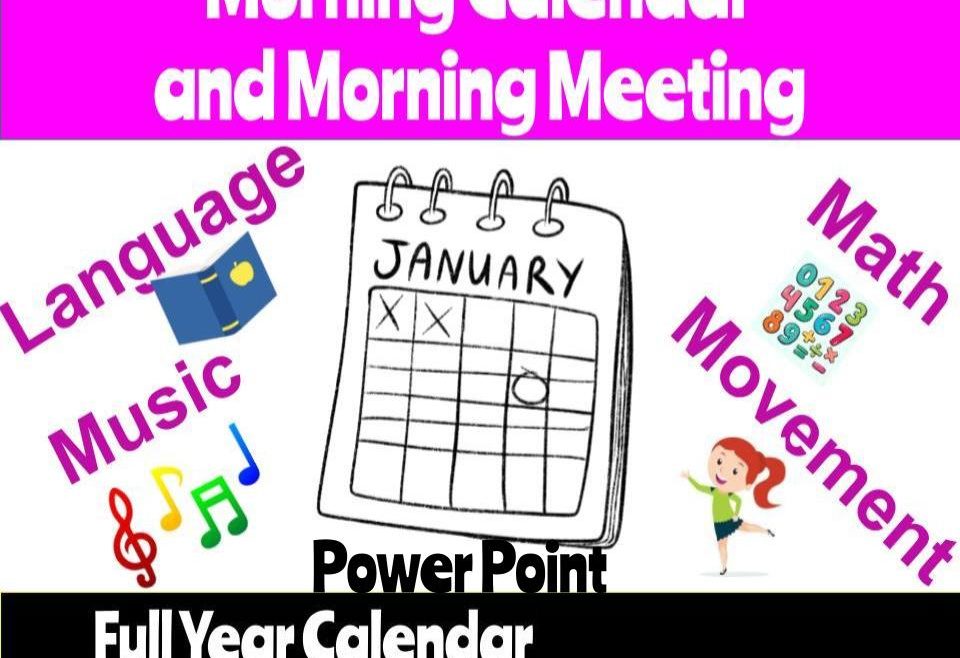 Morning Calendar With Language and Math - TeachersTrading.com