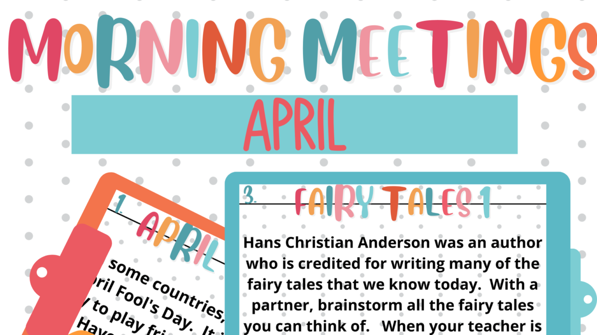 April Morning Meetings – TeachersTrading.com