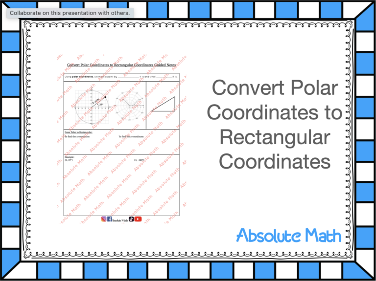 Convert Polar Coordinates to Rectangular Coordinates. – TeachersTrading.com