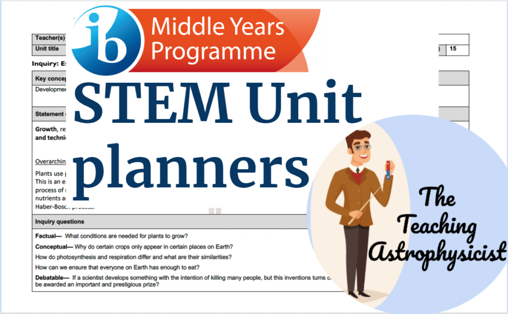 IB MYP Unit planner set (8 units) STEM Education - TeachersTrading.com