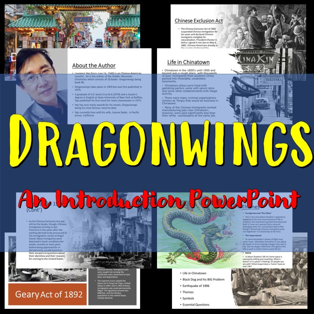 Dragonwings Introduction Power Point - TeachersTrading.com